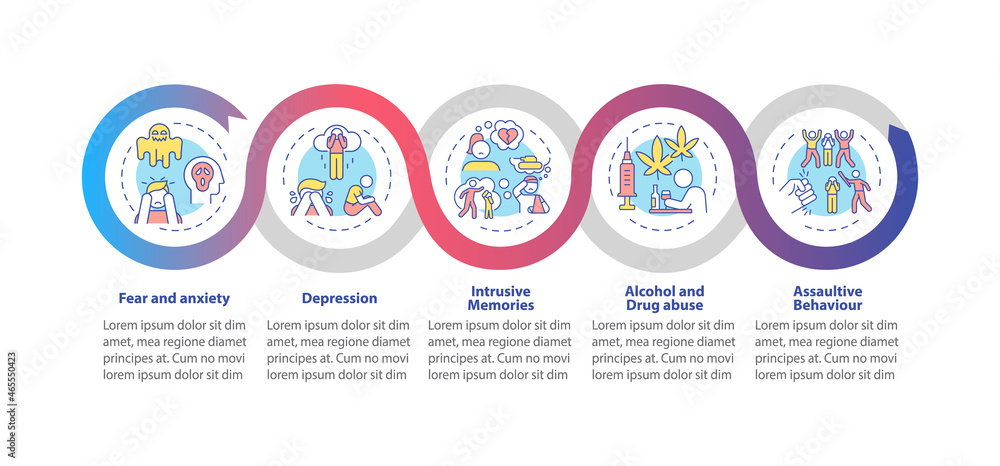 เวกเตอร์ Stock Consequences of hate speech vector infographic template ...