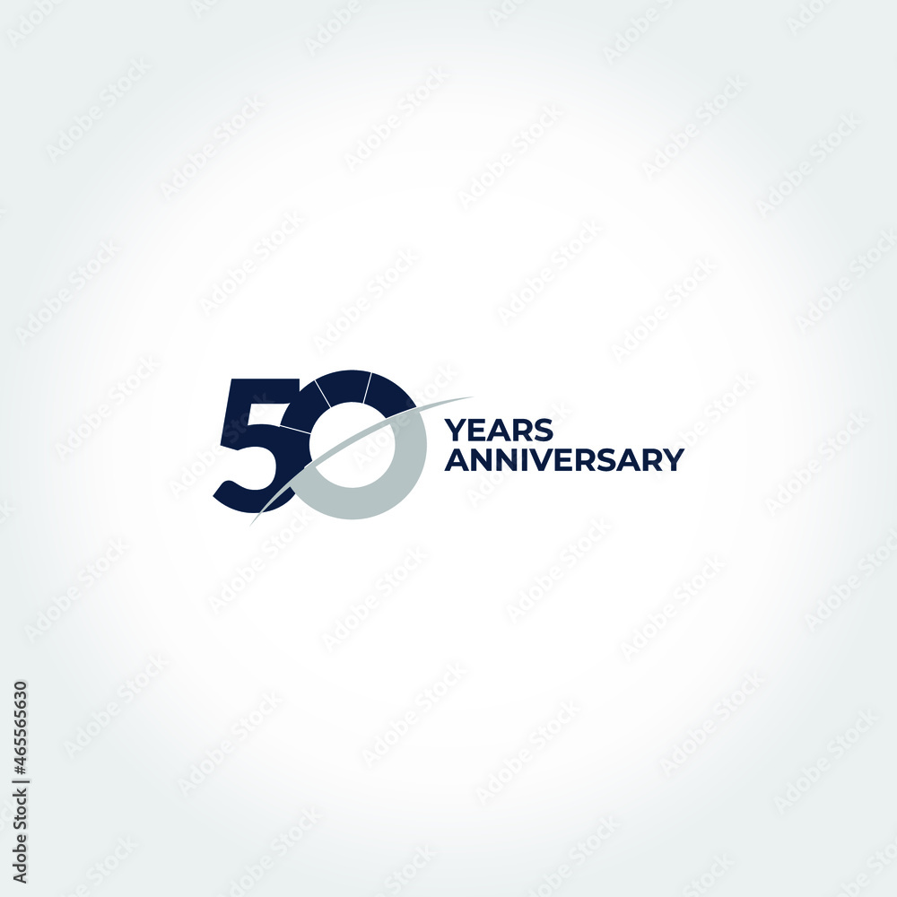 50 years anniversary. Anniversary template design concept, design for ...