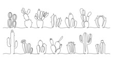 Line Art Cactus Drawing Free Stock Photo - Public Domain Pictures