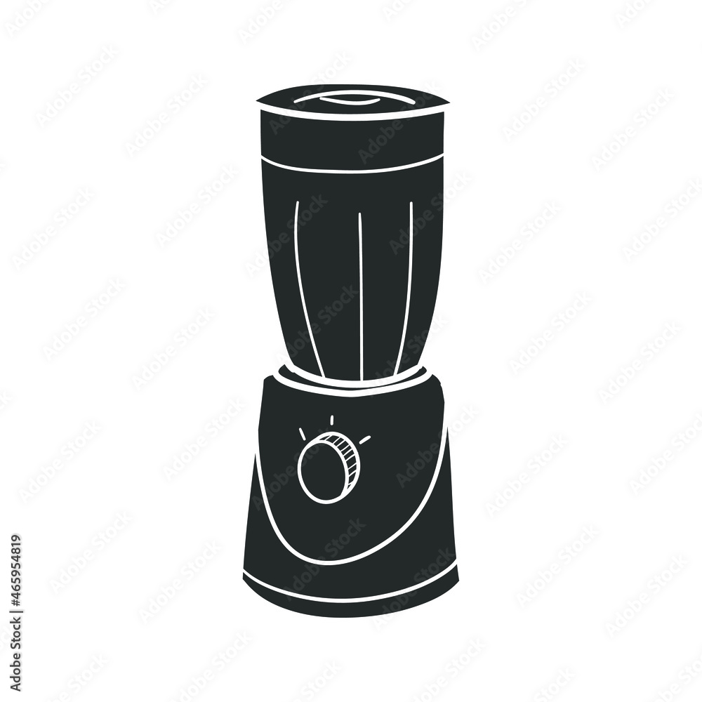 Mixer Icon Silhouette Illustration. Electrical Machine Vector Graphic ...