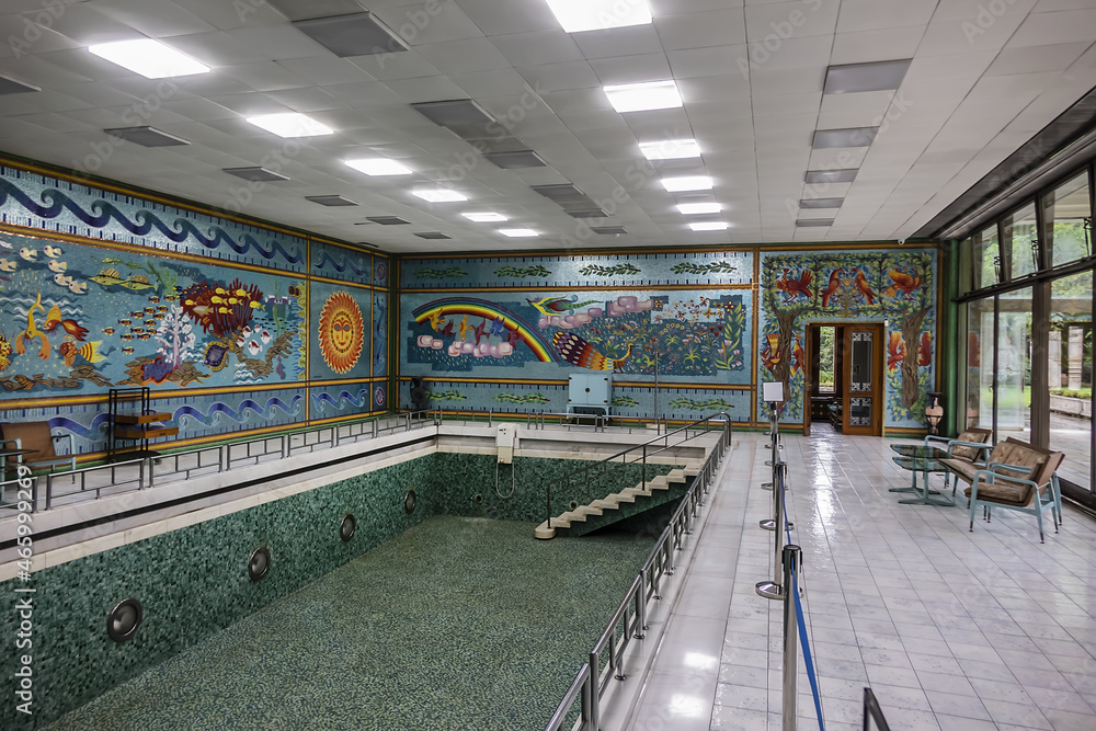 Stock-Foto „Interior of Ceausescu Palace (or Spring Palace) - building ...