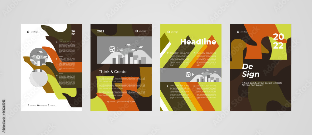 Attractive background, for company business ads, layout template design ...