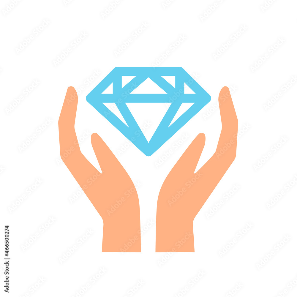 Value creation icon. Clipart image isolated on white background Stock ...