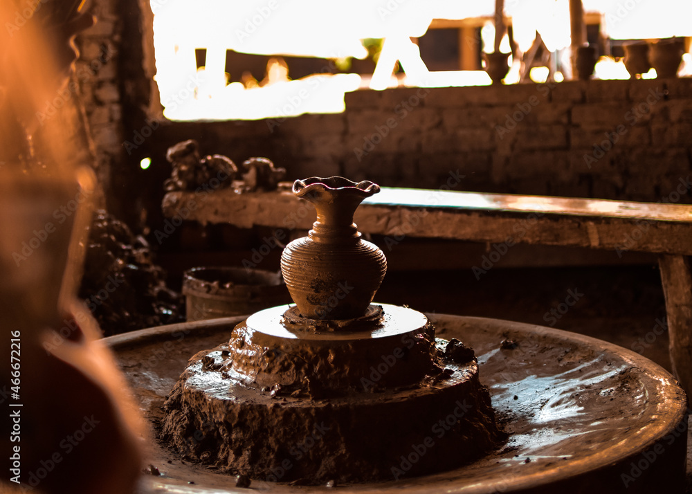 Pottery making in Vigan, Ilocos Sur, Philippines Stock Photo | Adobe Stock