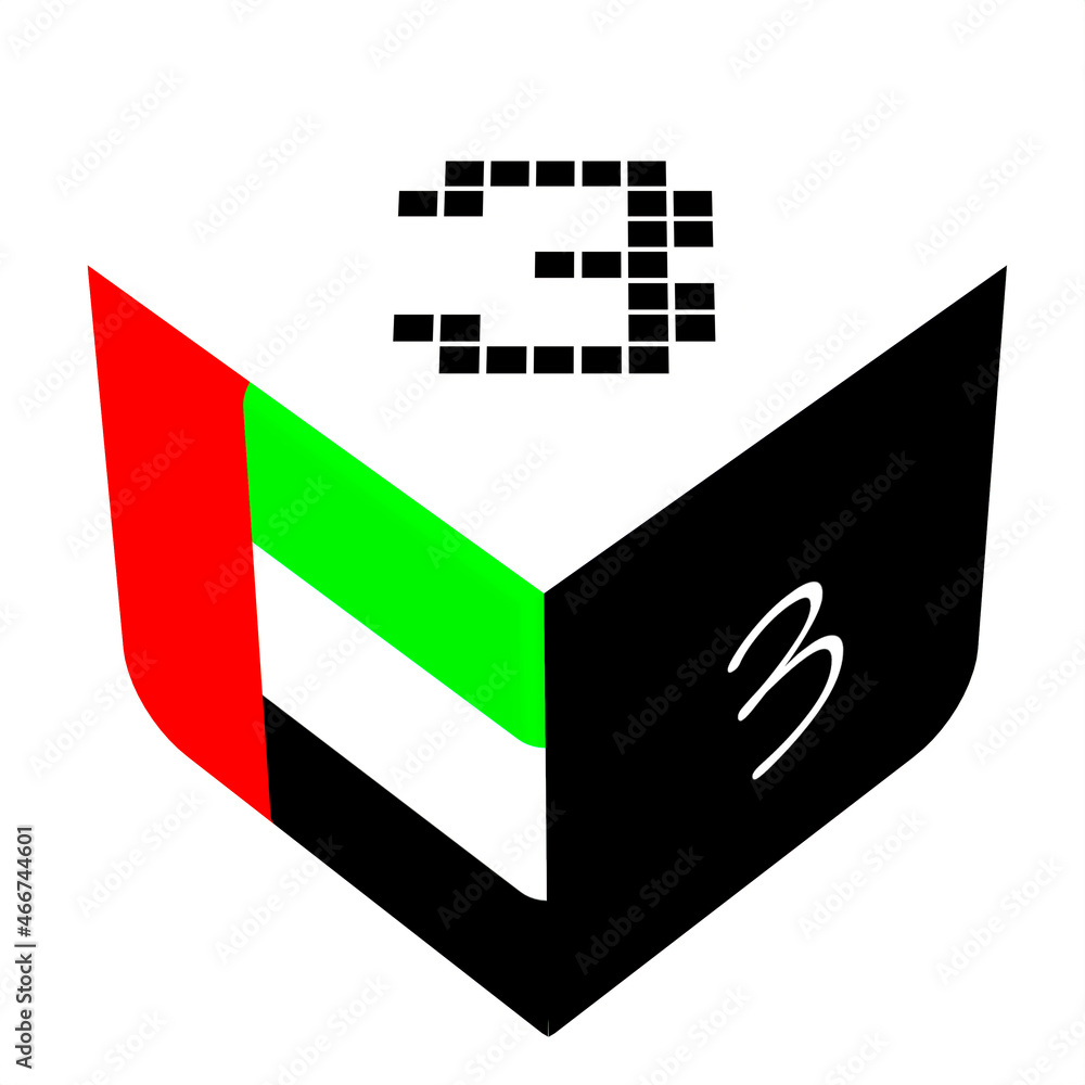 Number symbols 0-9 in Arabic numbers Stock Illustration | Adobe Stock