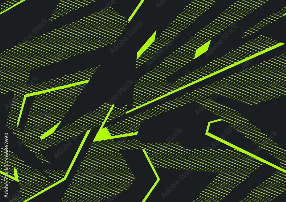 Abstract geometric seamless pattern camouflage with polygonal shapes ...