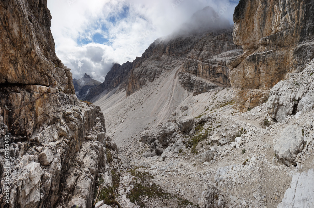Wanderung Forcella del Lago / Birkenkofel (Croda dei Baranci): Umgehung ...