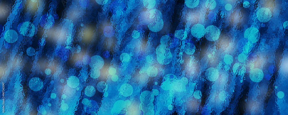 Blue stained glass window. Bokeh. Light. Christmas abstract stained ...