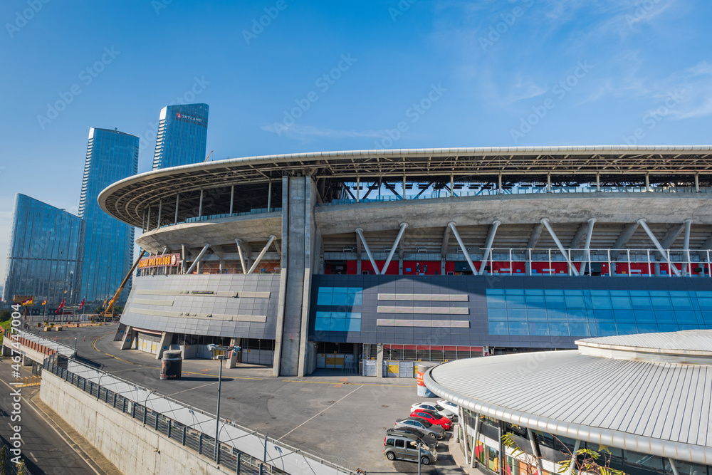 Istanbul, Turkey - November 2021: Nef Stadium, formally known as Türk ...