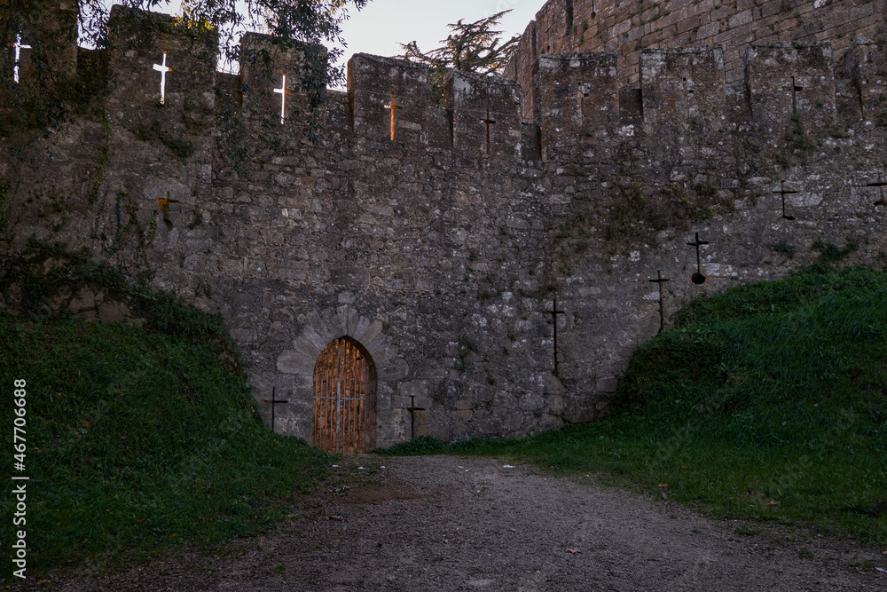 Santa Maria da Feira Medieval Castle in Portugal, a testament to the ...