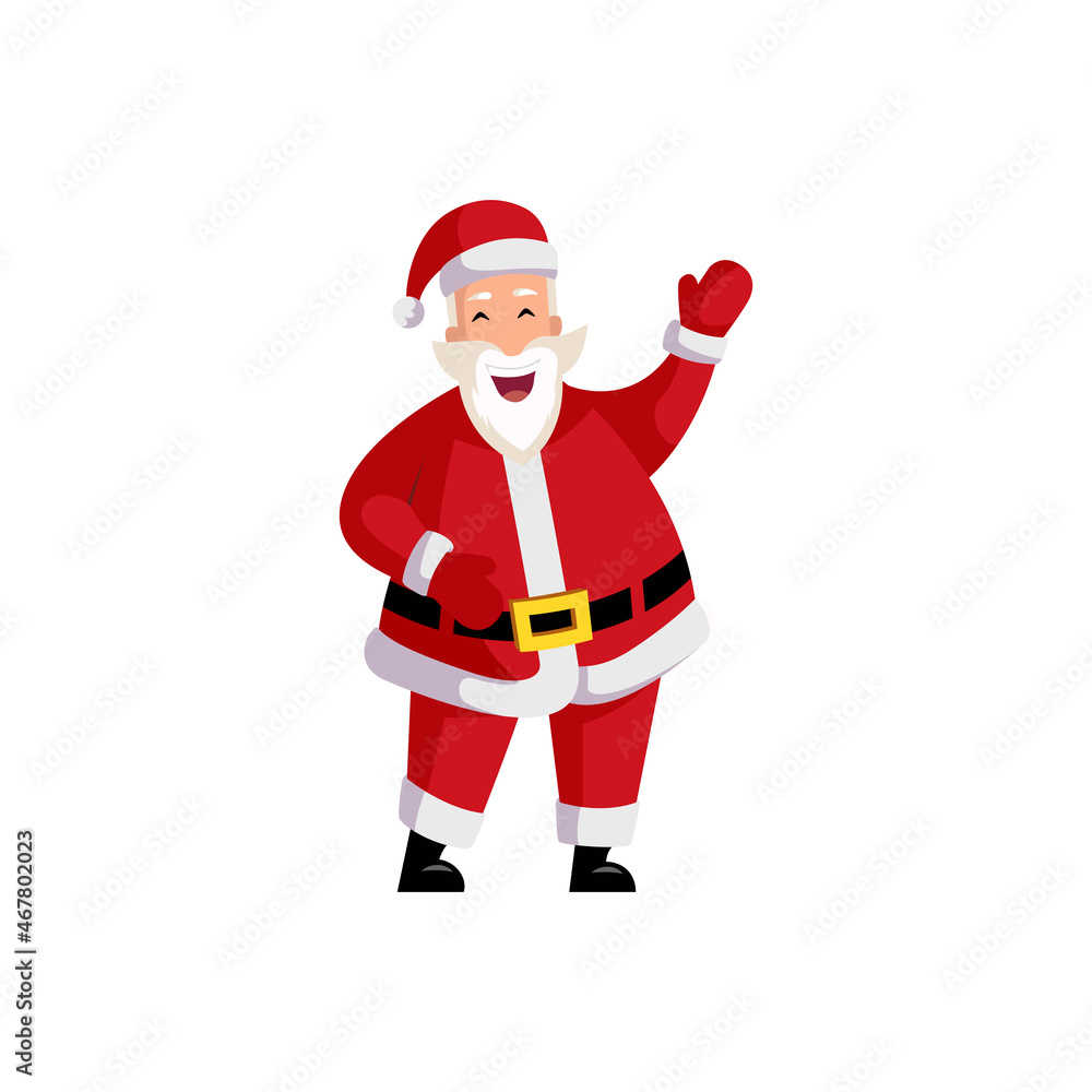 Papa Noel. Santa Claus. San Nicolás. Concepto de personaje de navidad ...