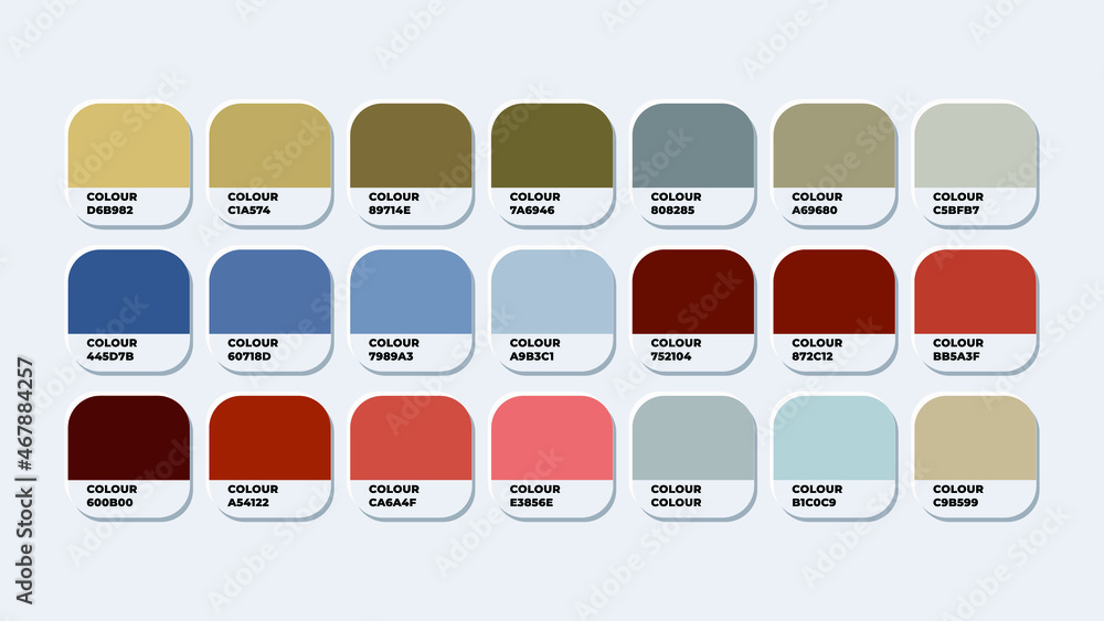 Pantone Colour Guide Palette Catalog Samples STONE AND BRICK color in ...