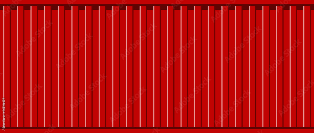 Cargo container background. Red texture of cargo container. Structure ...