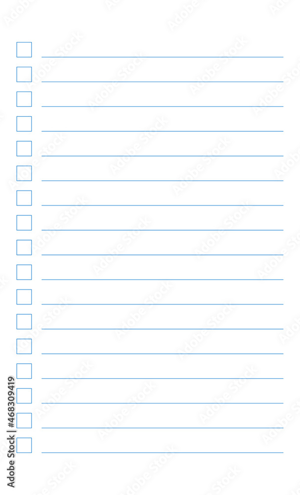 Graph paper. Printable To do list with check boxes, checklist, grid ...