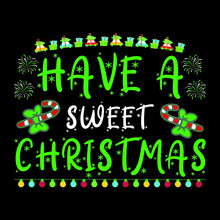 Have A Sweet Christmas Poster Free Stock Photo - Public Domain Pictures