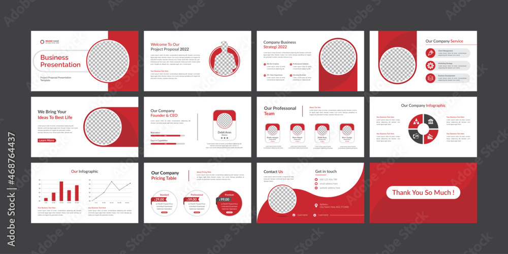 Creative and modern business powerpoint presentation slide template ...