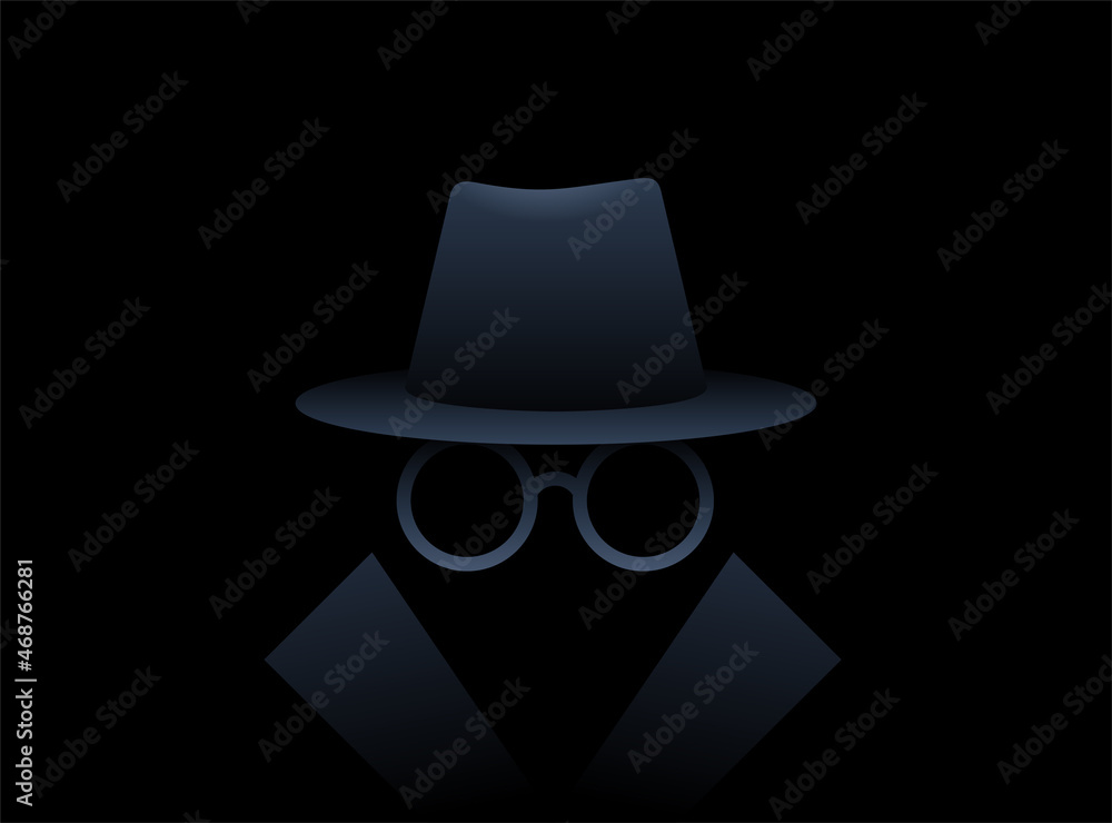 Incognito mode - private browsing in internet Stock Vector | Adobe Stock