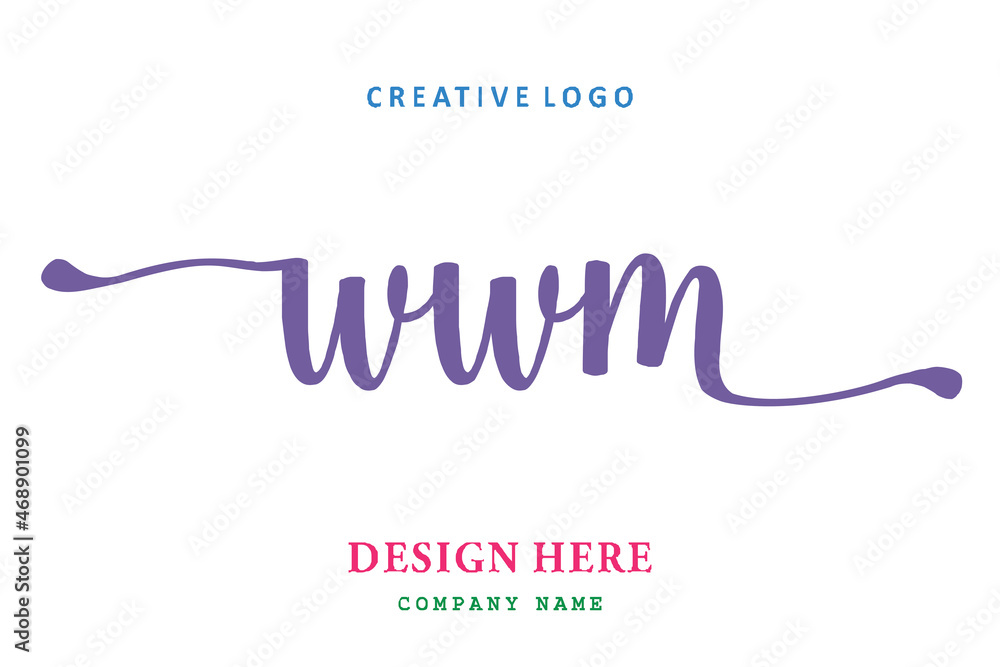 WWM lettering logo is simple, easy to understand and authoritative ...