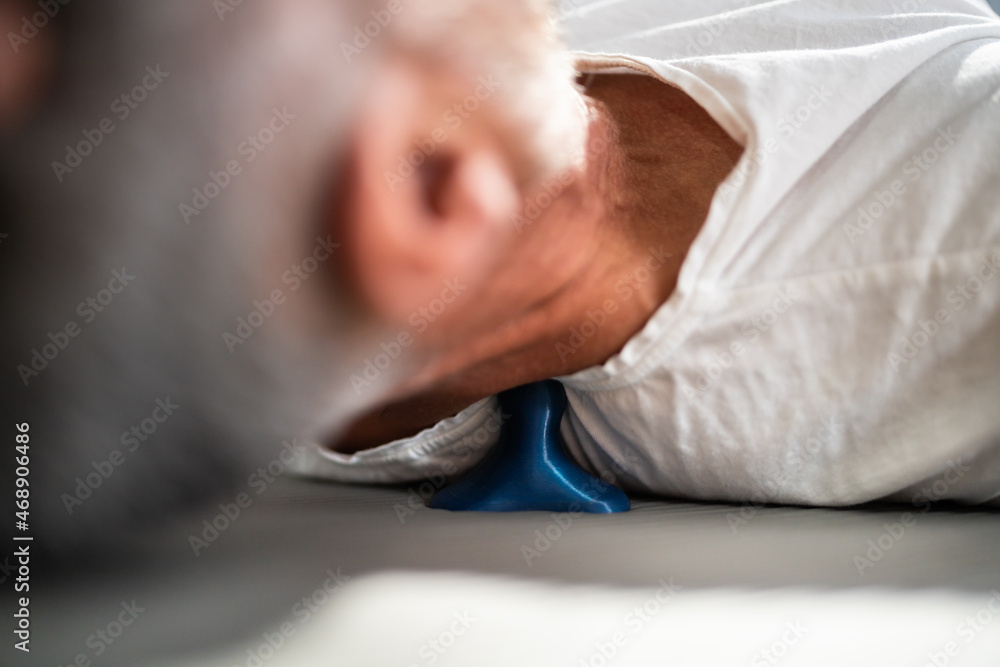 Neck Trigger Point Tool For Myofascial Pressure Release Stock Photo ...