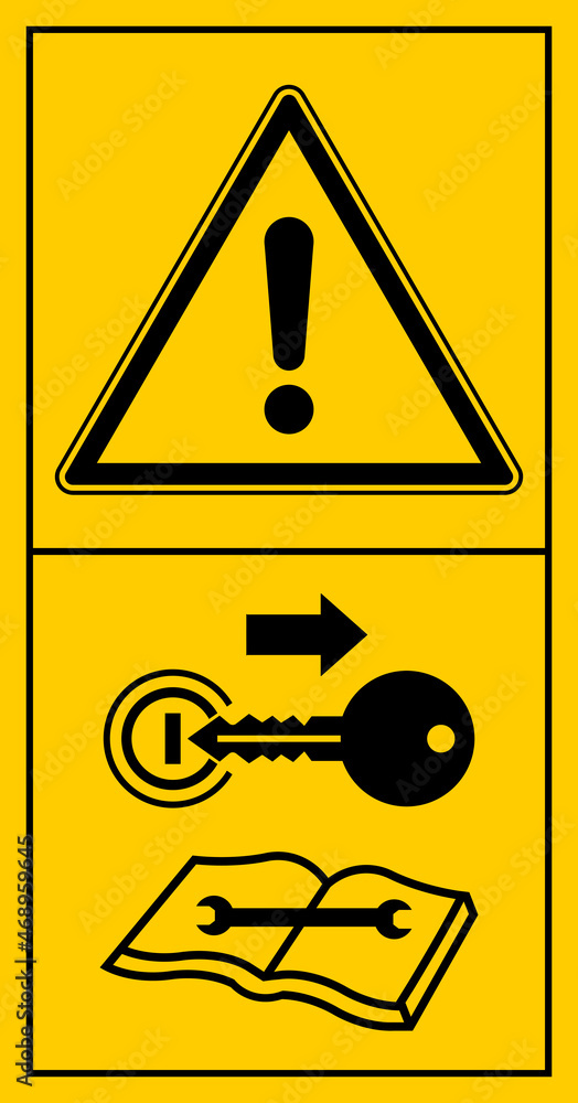 cmssn4 CombinationMachineSafetySignNew cmssn - mssn5mssn19v vertikal ...