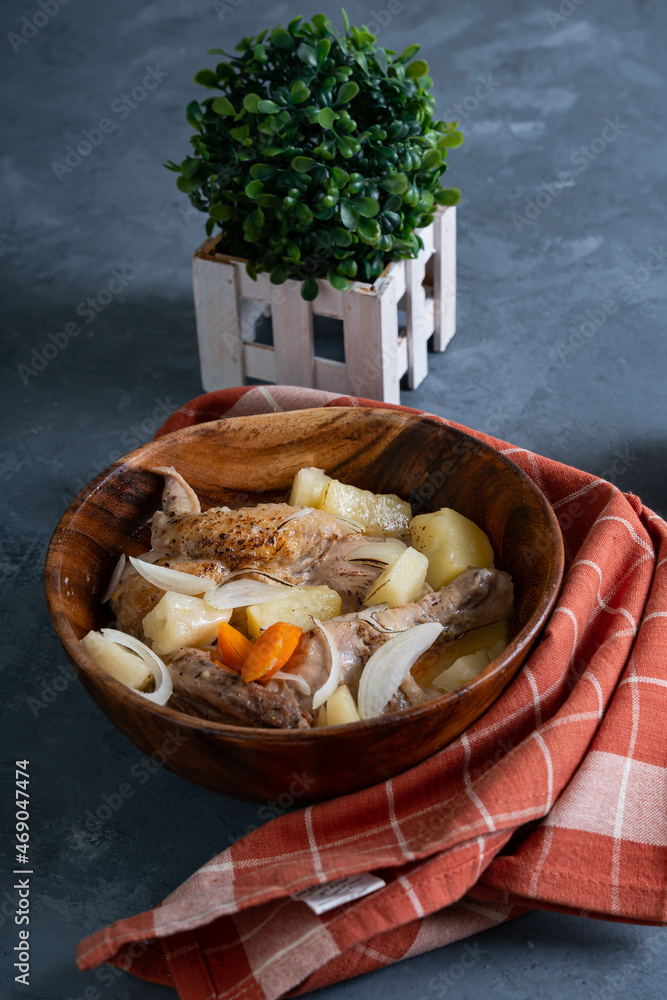 pan fried chicken in coconut pineapple sauce also known as pininyahang ...