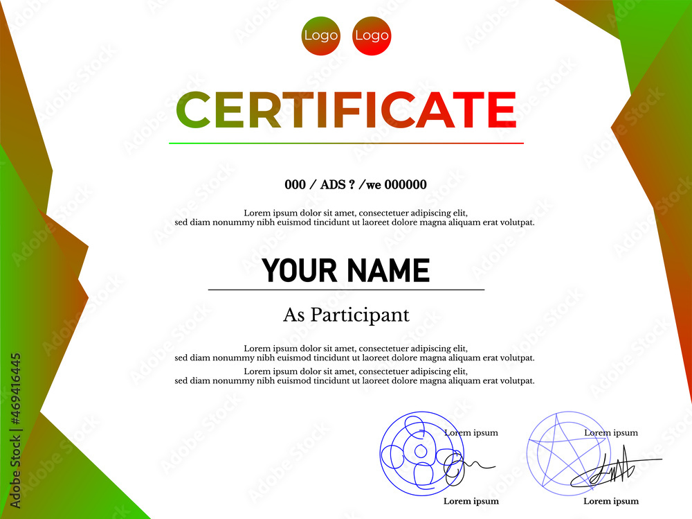 plan concept, background with gears, certificate design, certificate ...