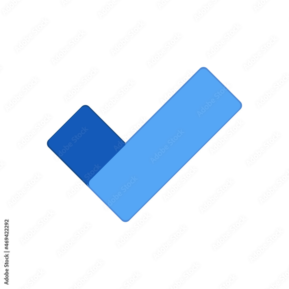 Check mark sign. Correct icon. Okay symbol. Desktop icons pack element ...