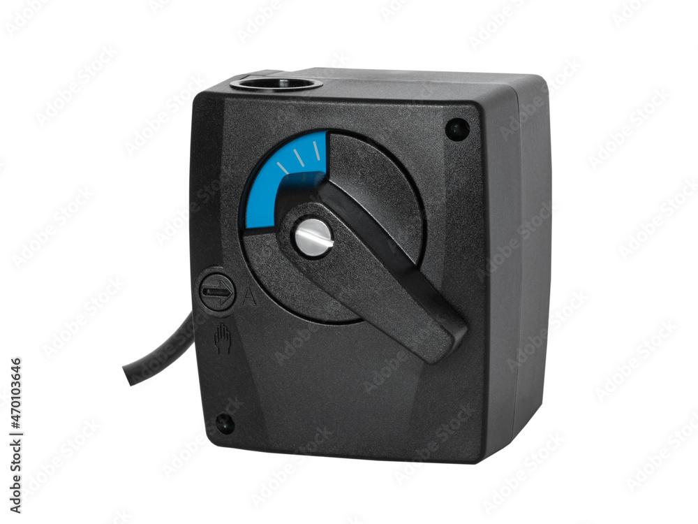 The compact electric actuator (servomotor) is designed to control ...