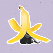 Psychedelic Banana Free Stock Photo - Public Domain Pictures