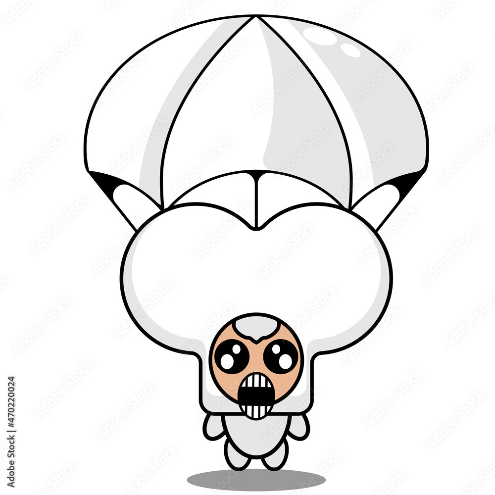 cartoon vector cute half bone mascot costume character wearing ...