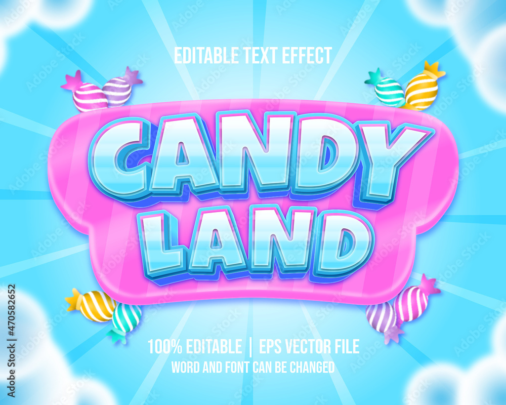 Candyland Logo Vector