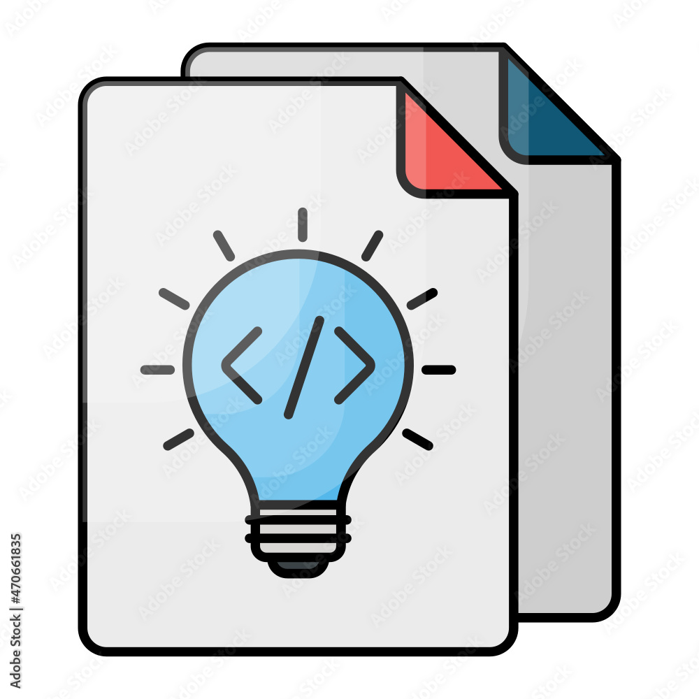Product Backlog or version control Concept, Scrum Artifact Vector Color Icon Design, Software ...