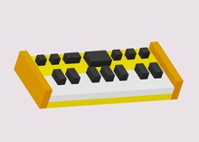 Behringer TD-3 Yellow Synthesizer Free Stock Photo - Public Domain Pictures