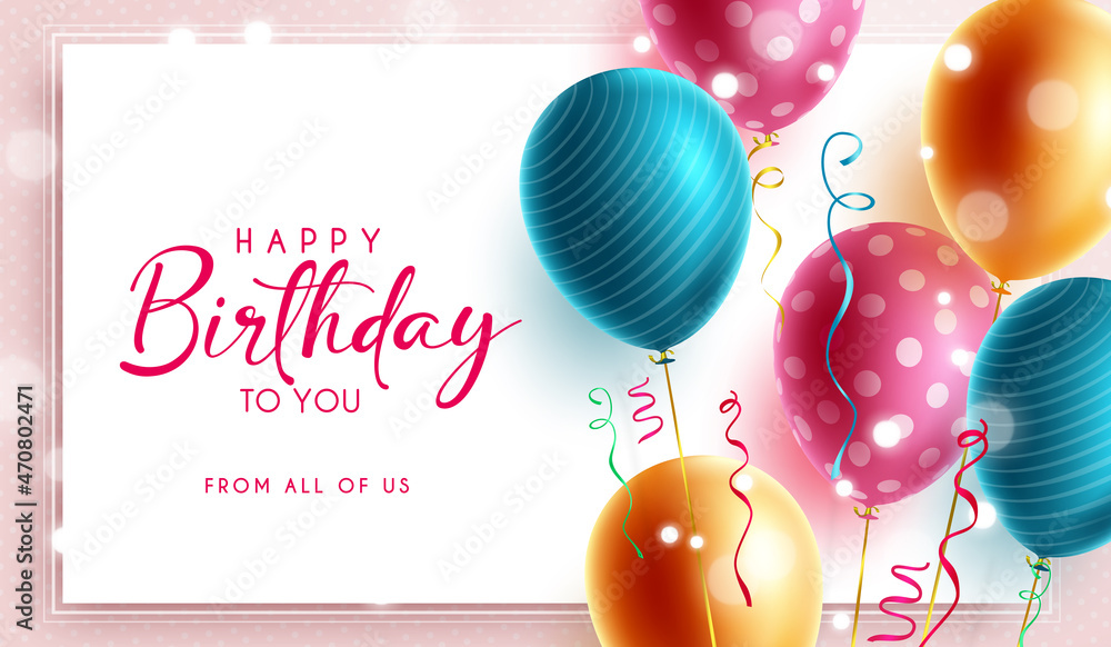 Happy Birthday Design Template