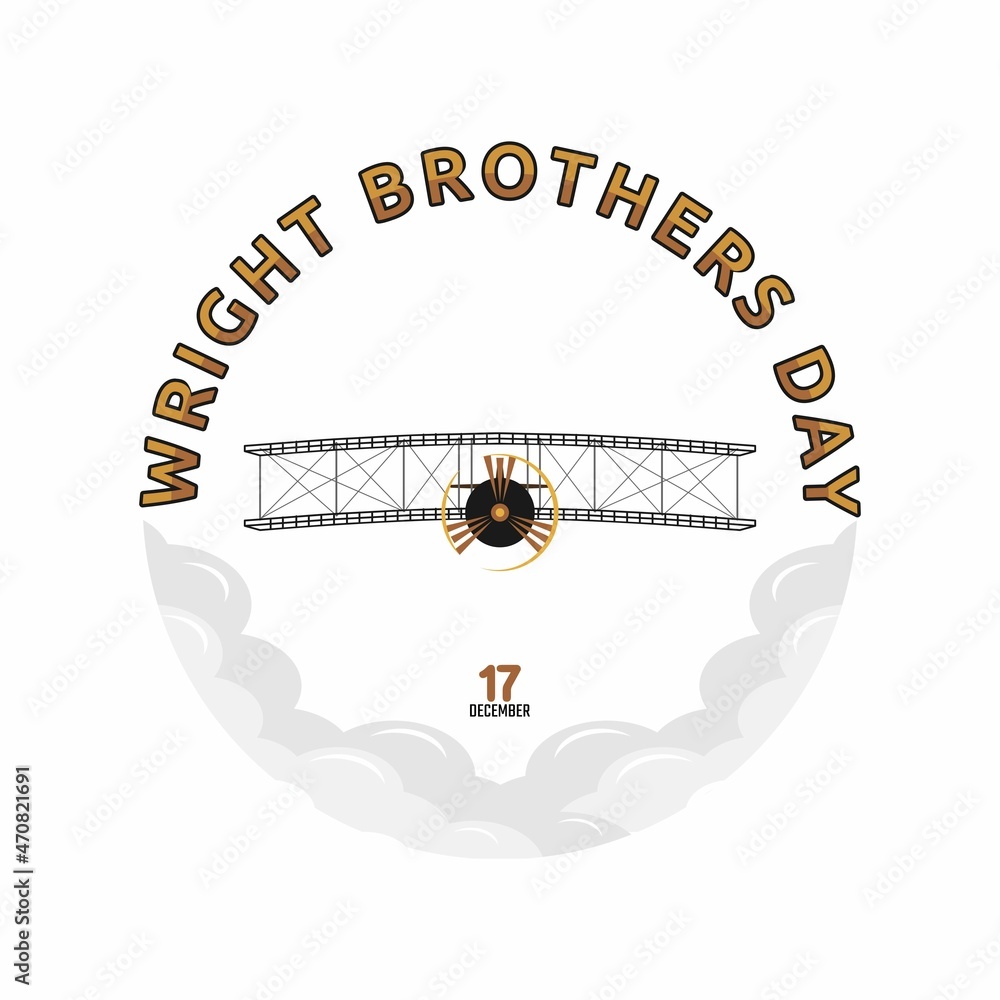 vector graphic of wright brothers day good for wright brothers day ...