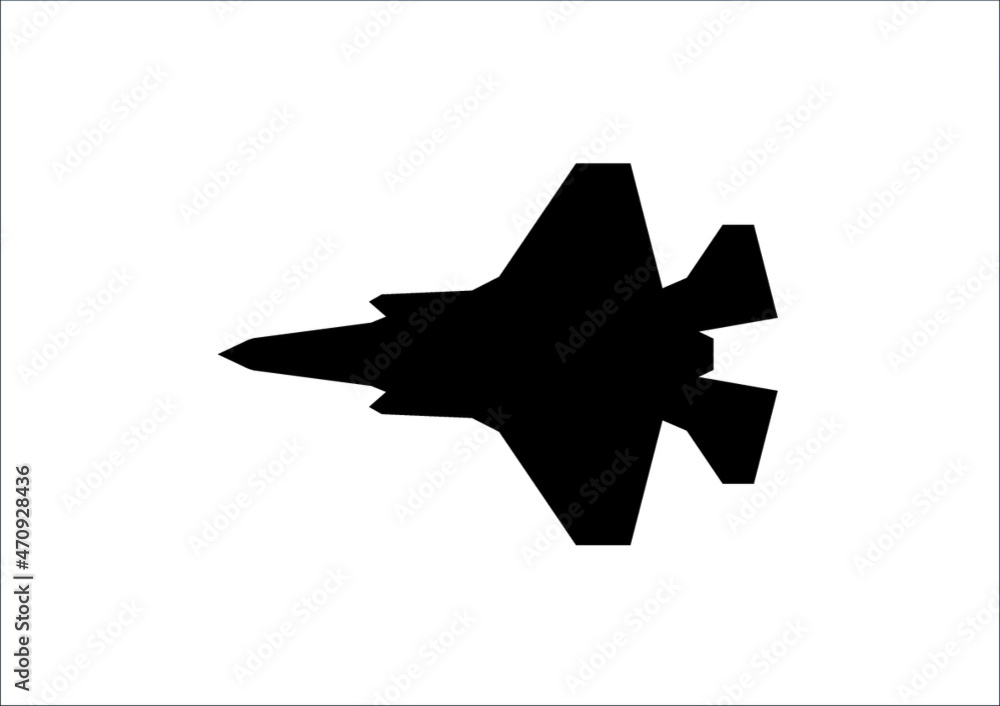 Lockheed-Martin F-35 Lightning II fighter jet Stock Vector | Adobe Stock