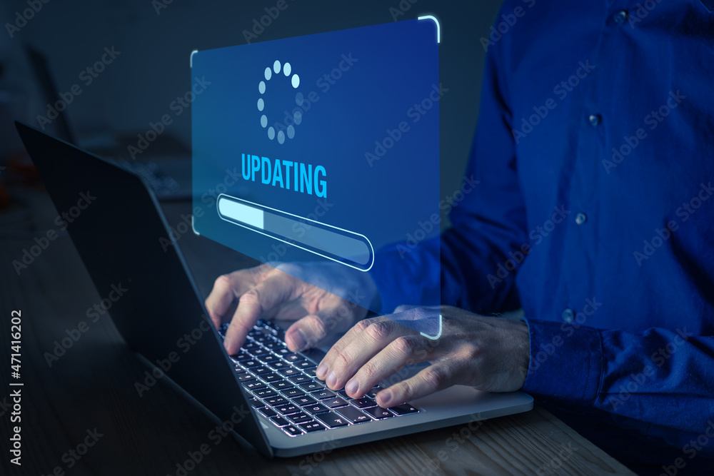 Software update or operating system upgrade to keep the device up to ...