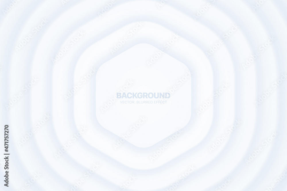 Light Monochrome Neo Morphism Rounded Hexagon Shape 3D Vector ...