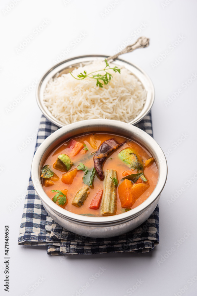 Sambar Rice Stock Photo | Adobe Stock