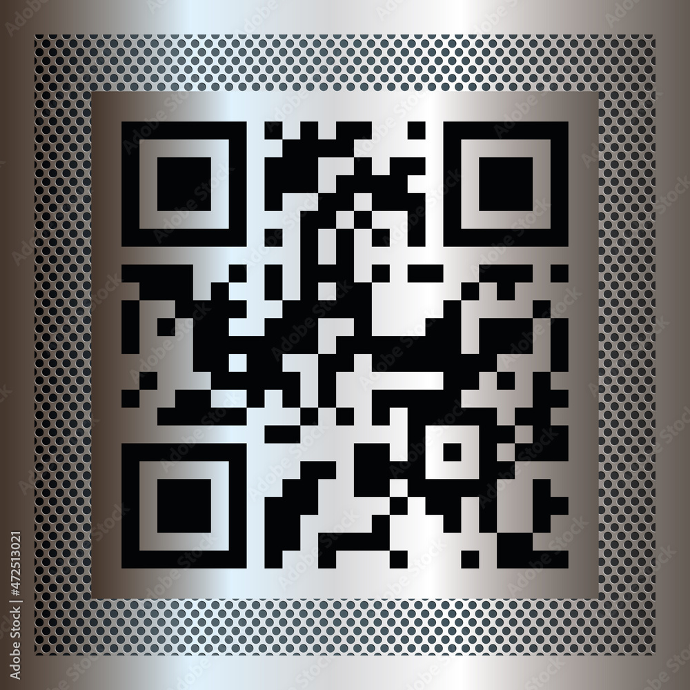 Logo QR code. Stock Vector | Adobe Stock