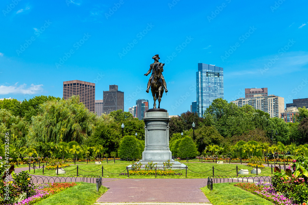 George Washington Statue in Boston Stock Photo | Adobe Stock