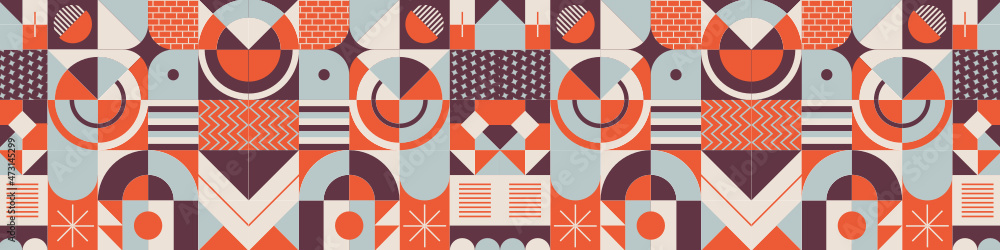 LinkedIn banner or template of geometric, vector, graphic, minimal and ...