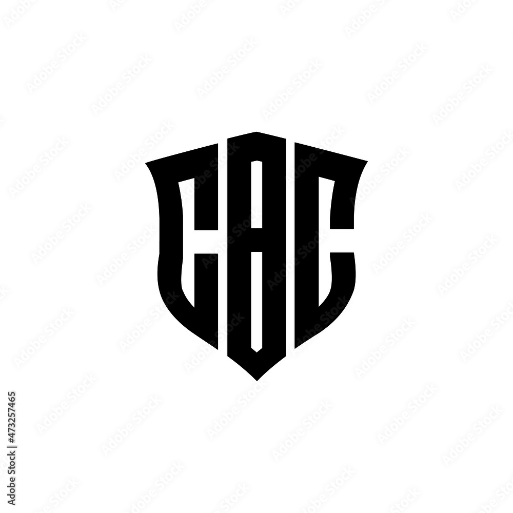 CBC letter logo design with white background in illustrator, vector ...