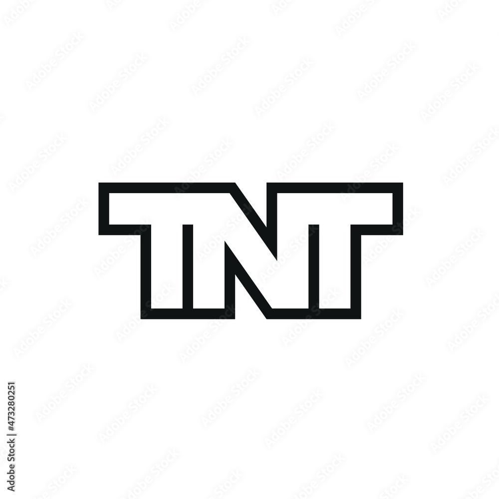 initials TNT logo design inspiration Stock Vector | Adobe Stock