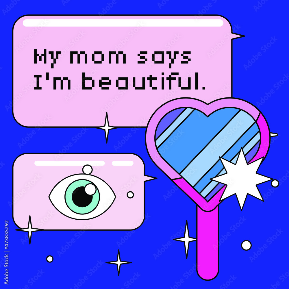 Composition of user interface elements, retro operating system with ...