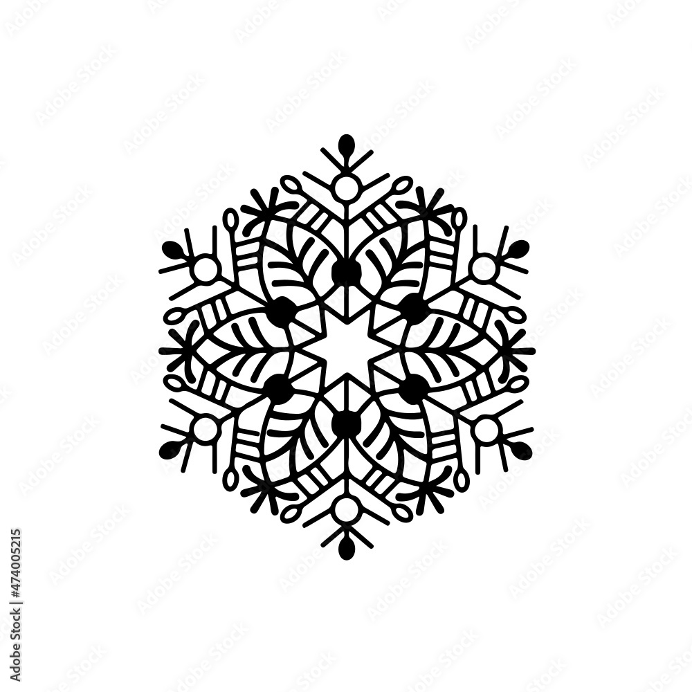 Snow Line Art Silhouette Design Element Art SVG EPS Logo PNG Vector ...