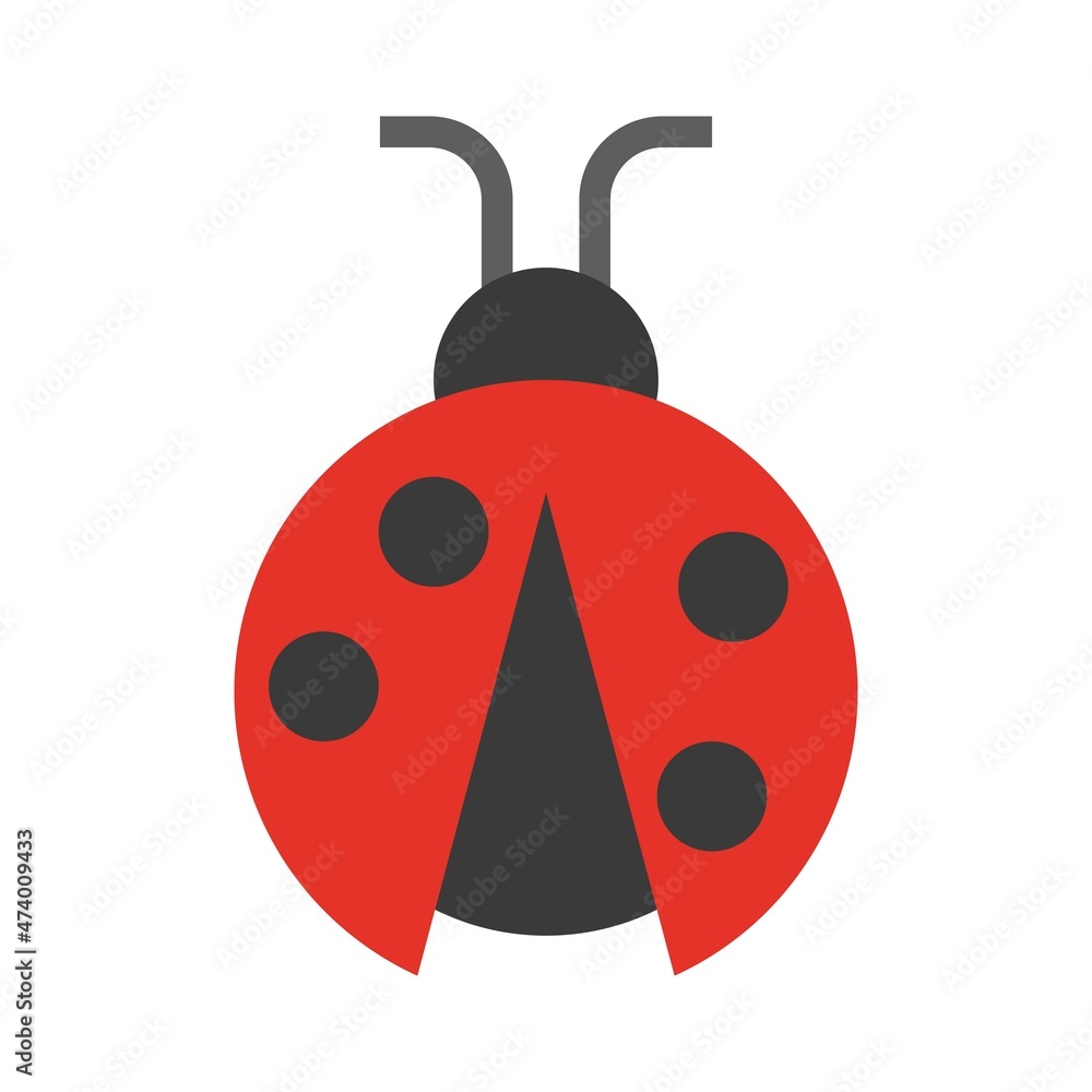 Vetor ladybug clip art vector illustration do Stock | Adobe Stock