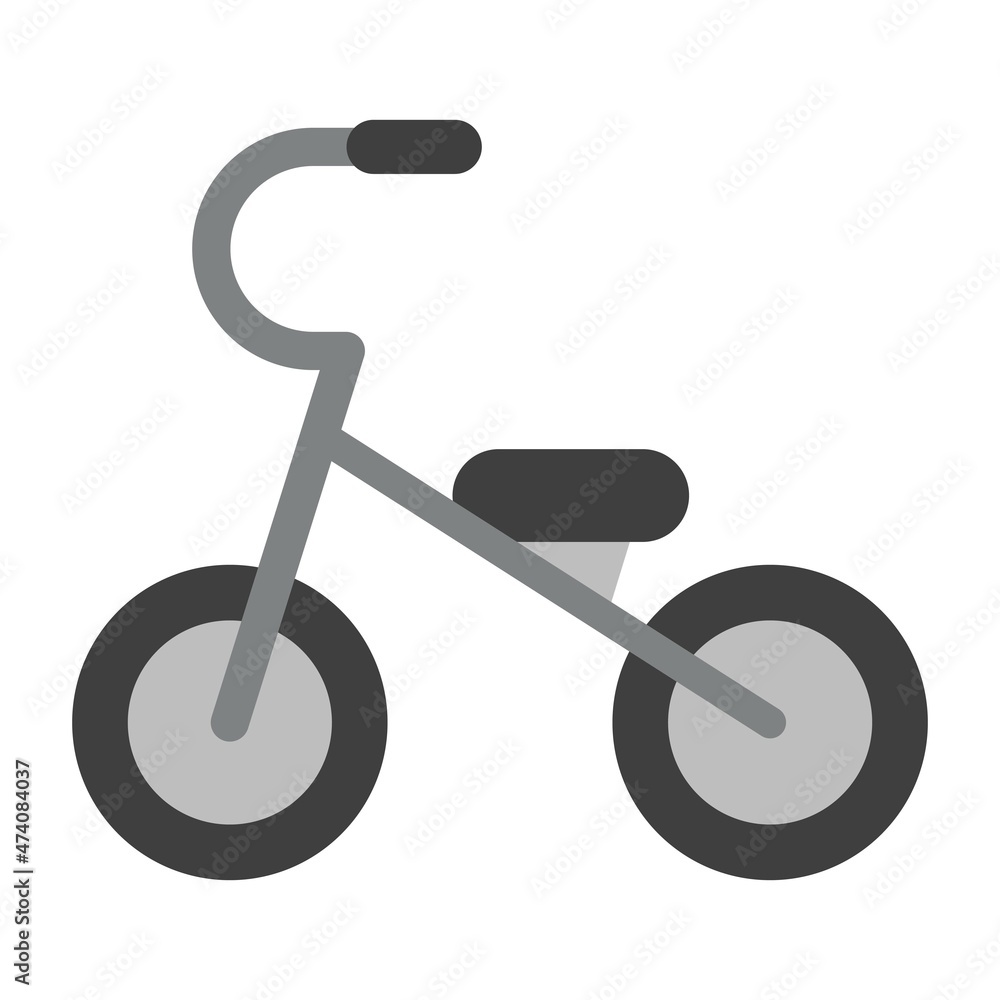 tricycle clip art vector illustration Stock Vector | Adobe Stock