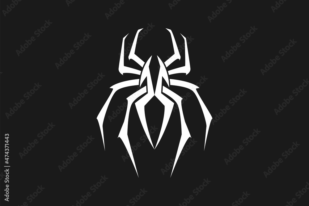 Initial Letter S Spider Man Insect Arthropod symbol logo design ...