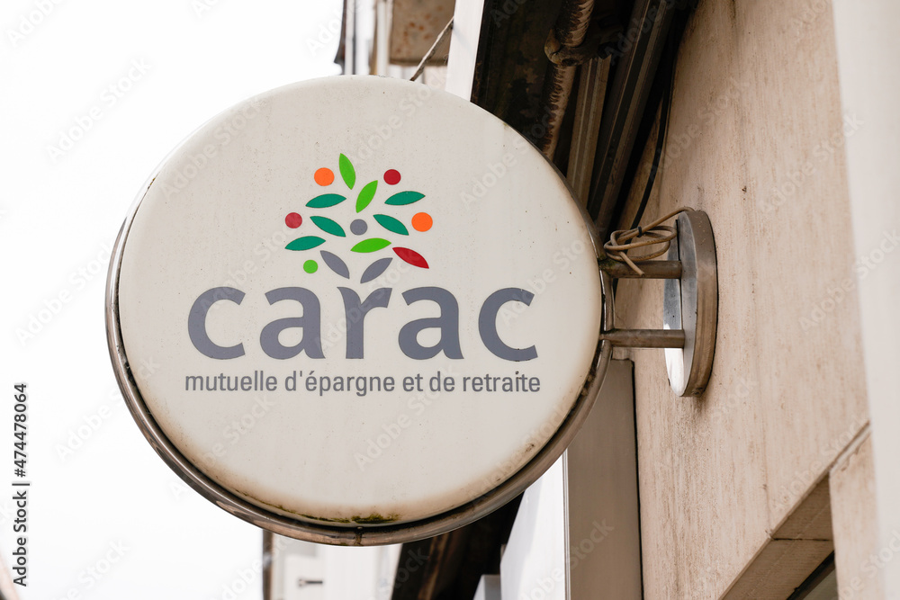 Carac health Insurance sign logo and brand text facade office shop ...